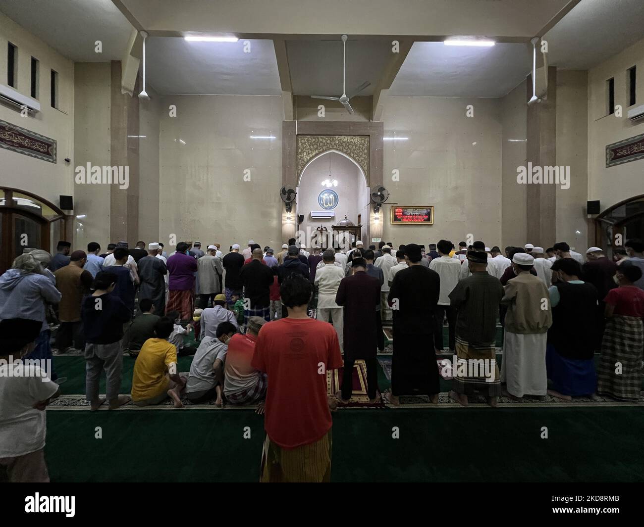 People during the Ramadan prayer in Tangerang, Indonesia, on April 30 ...