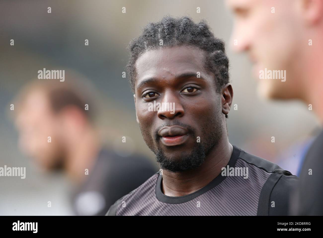 NEWCASTLE UPON TYNE, UK. MAY 1ST Gideon Boafo of Newcastle Thunder is ...
