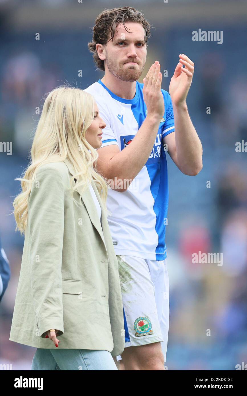 Sam Gallagher of Blackburn Rovers and his girlfriend after the Sky Bet ...