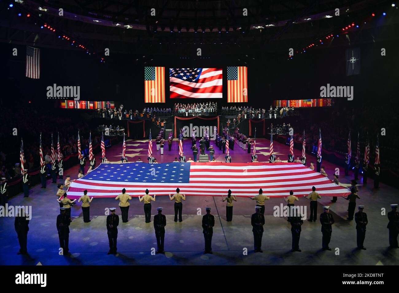 The 25th anniversary Virginia International Tattoo sees hundreds of members of military bands ...