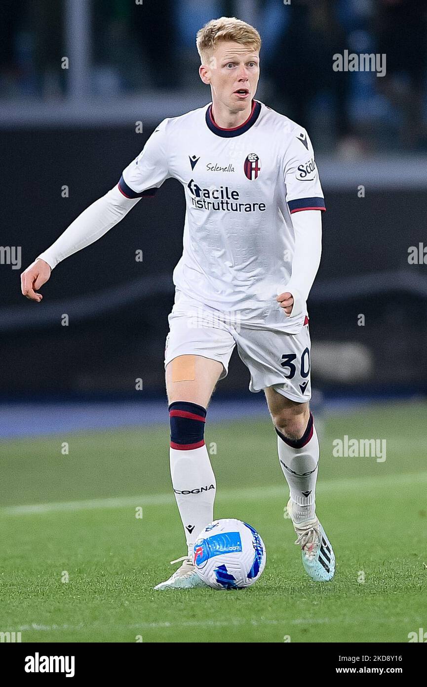 Jerdy Schouten of Bologna FC during the Serie A match between AS Roma ...