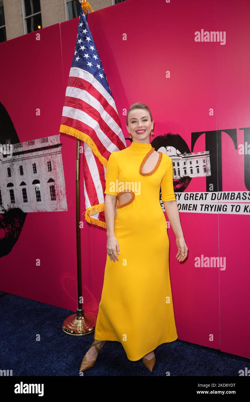 NEW YORK, NEW YORK - MAY 01: Julianne Hough poses at the opening night ...