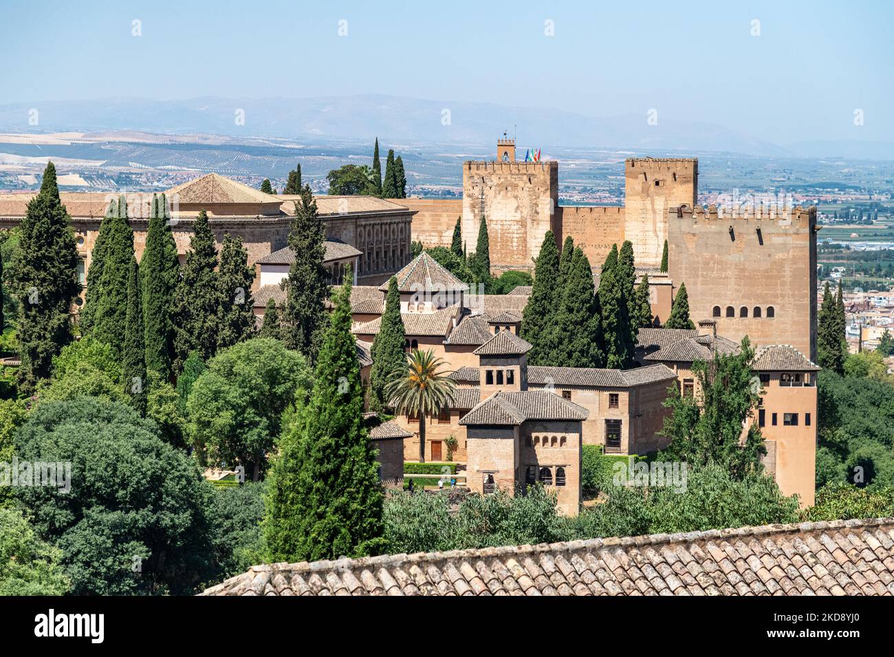 A view of Alhambra Palace in Granada, Spain Stock Photo - Alamy