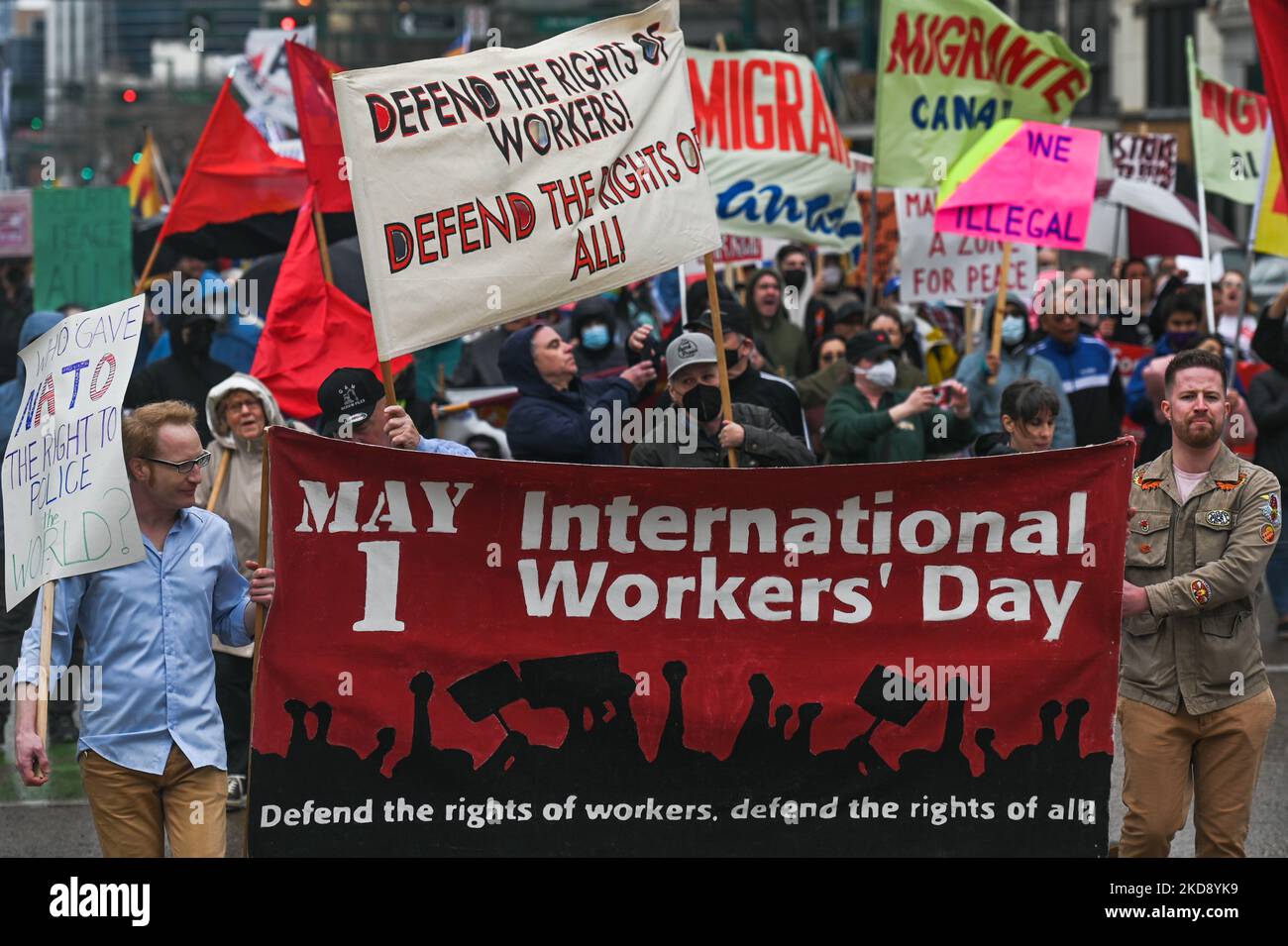 Labor day canada flag hi-res stock photography and images - Alamy
