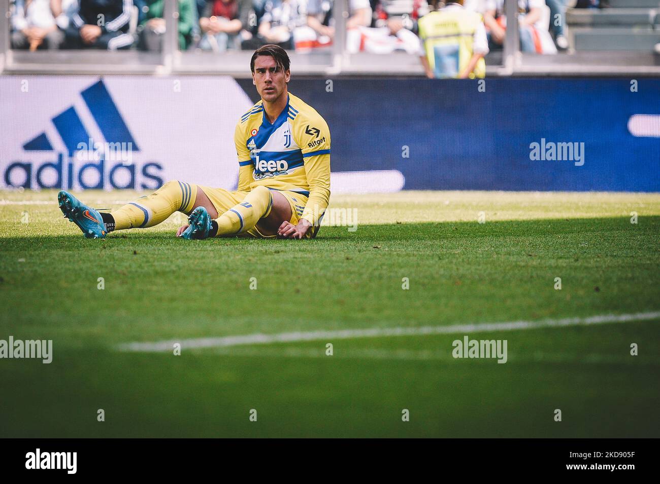 Dusan Vlahovic of Juventus FC disappointment during the Serie A ...