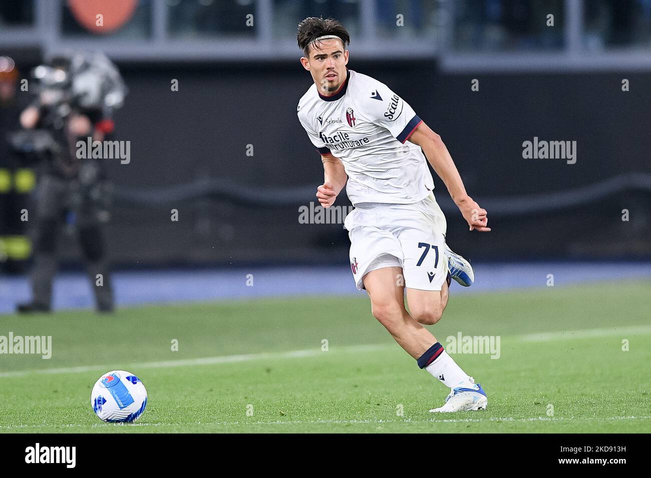 Denso Kasius of Bologn FC during the Serie A match between AS Roma and ...