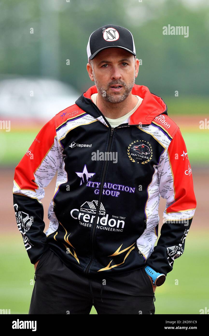 Scott Nicholls (Captain) of Peterborough ‘Crendon’ Panthers during the ...