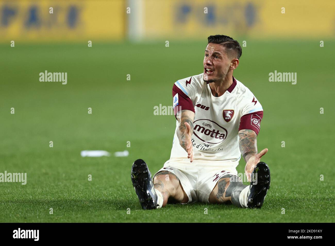 Pasquale Mazzocchi (US Salernitana 1919) during the italian soccer ...