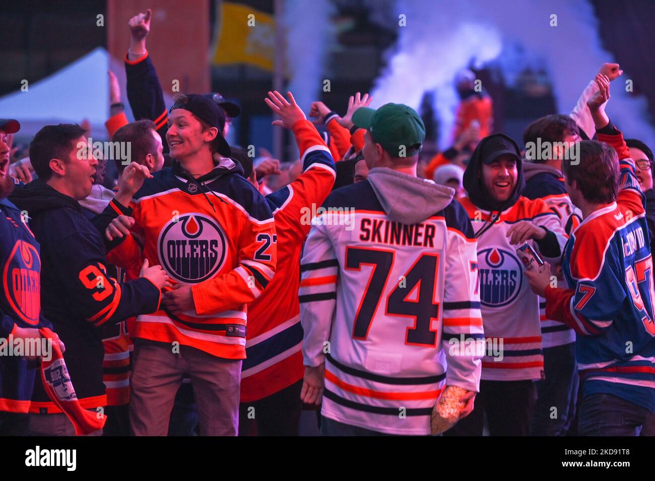 2022 edmonton oilers stanley cup playoffs logo hi-res stock photography ...