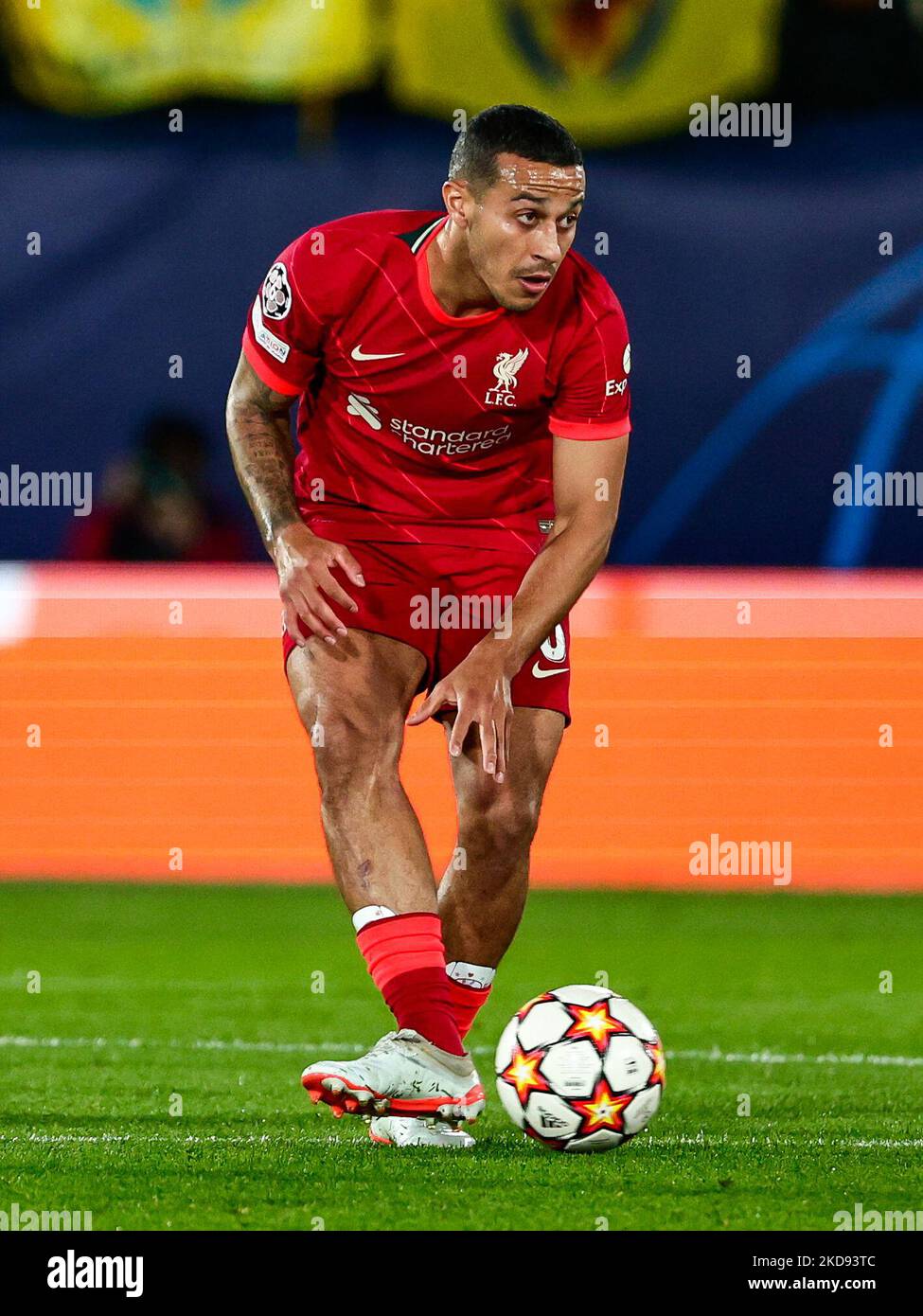 Thiago of Liverpool FC during the UEFA Champions League Semi Final Leg ...