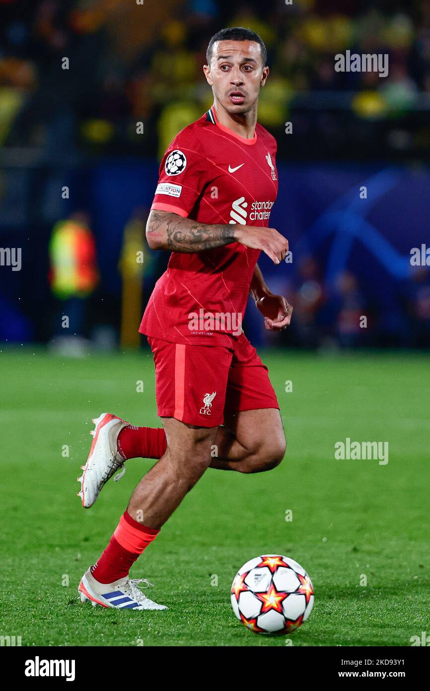 Thiago of Liverpool FC during the UEFA Champions League Semi Final Leg ...