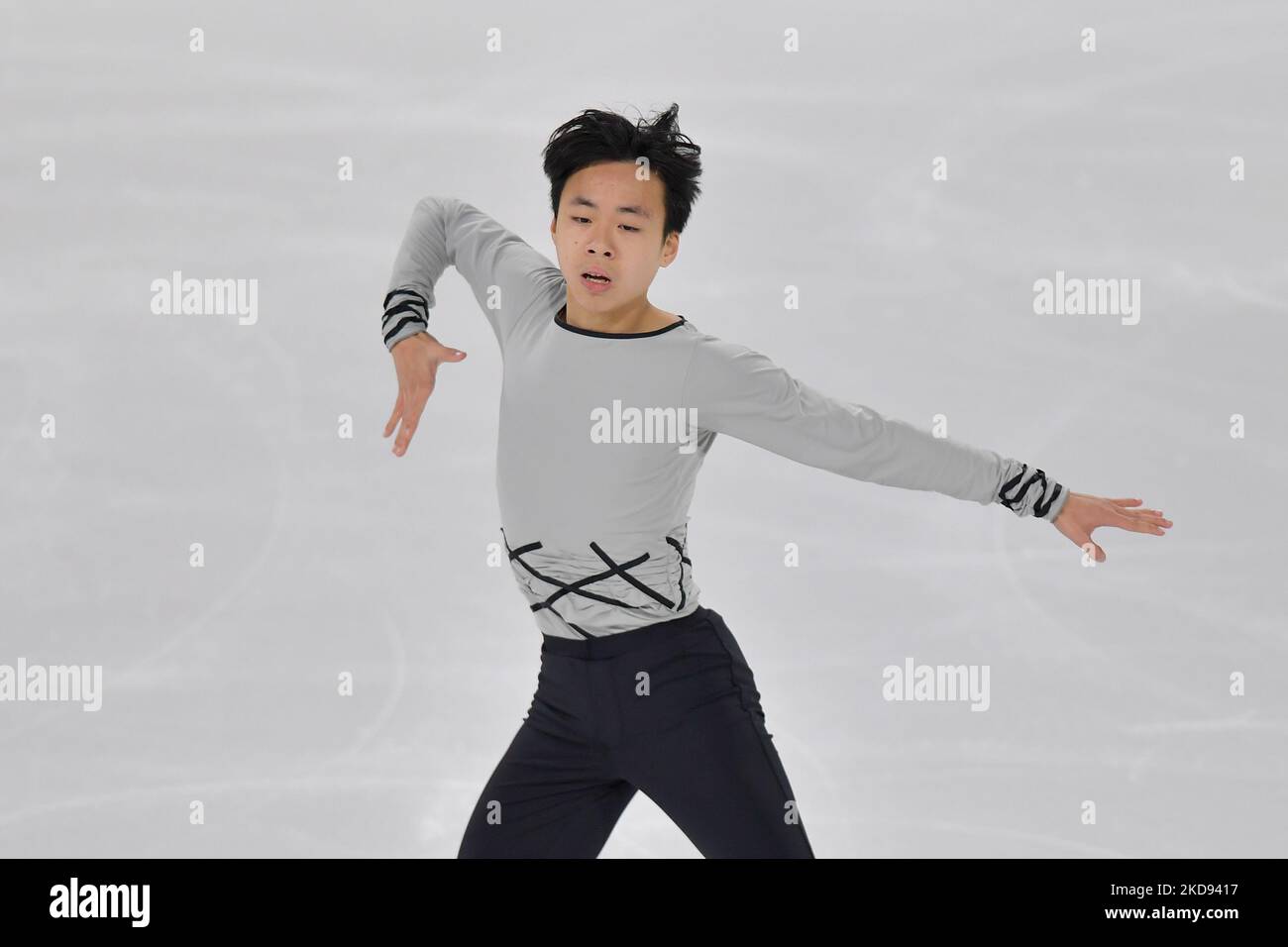 WESLEY CHIU (CAN), during Men Free Skating, at the ISU Grand Prix of ...