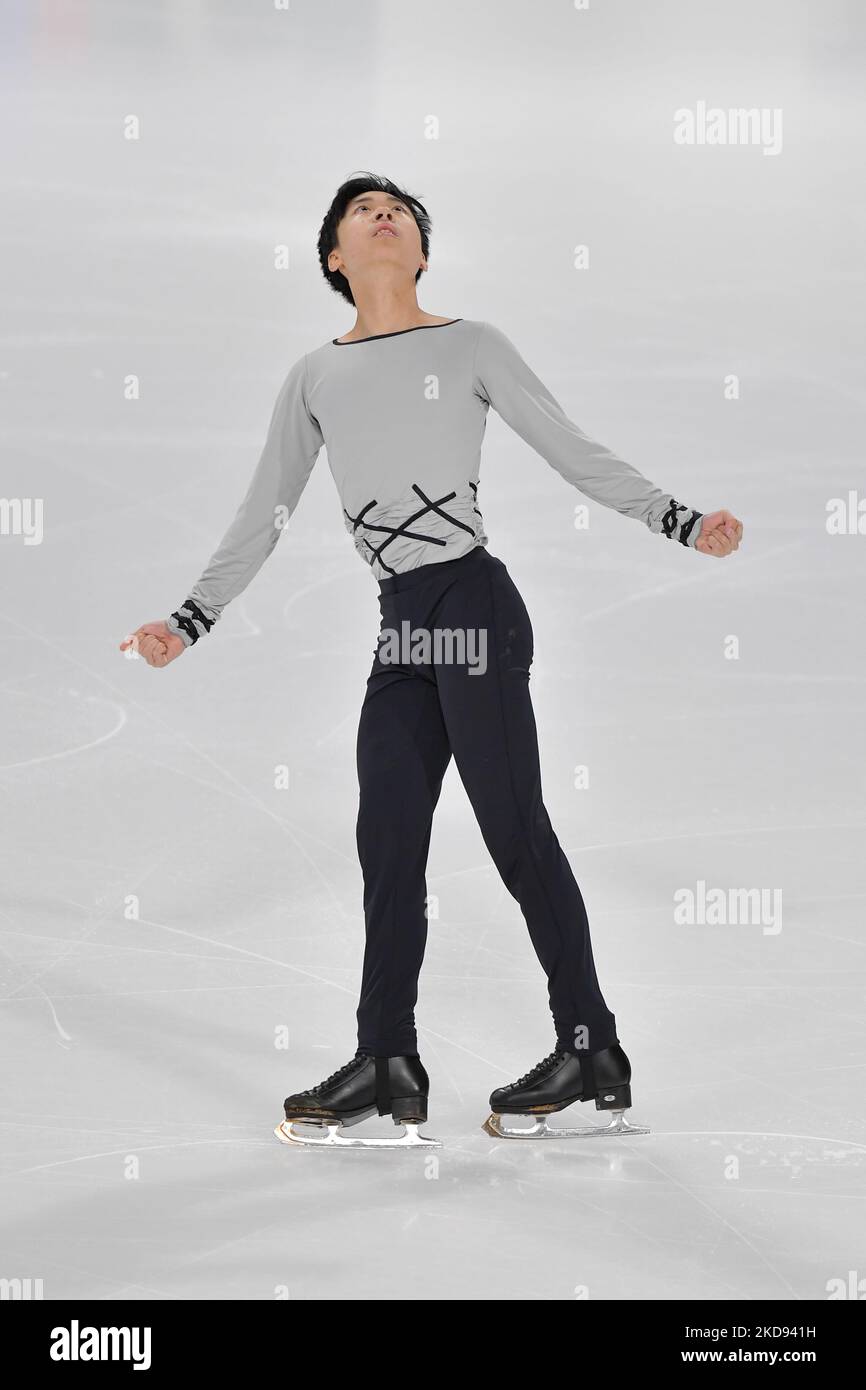 WESLEY CHIU (CAN), during Men Free Skating, at the ISU Grand Prix of ...