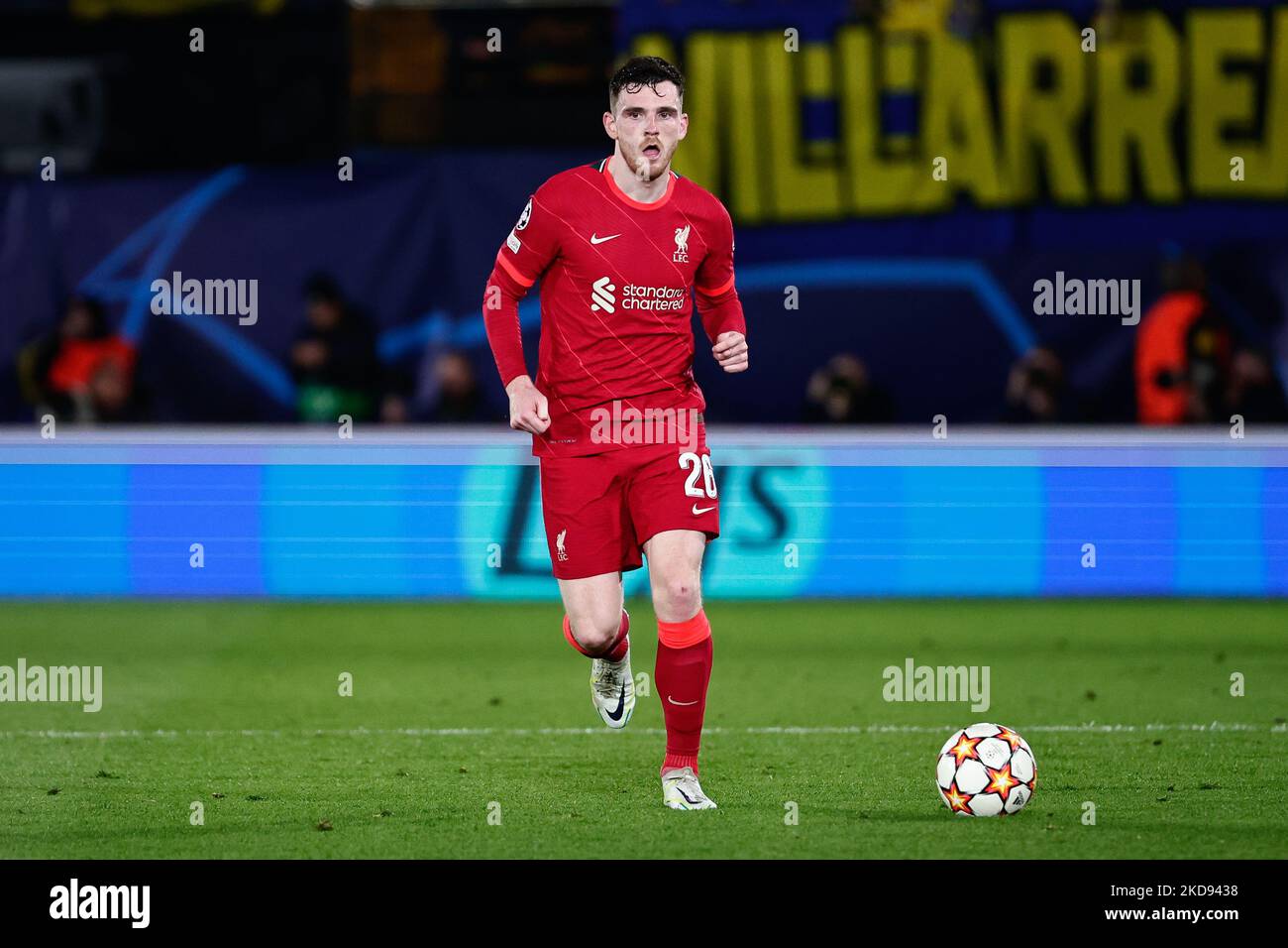 Andrew Robertson of Liverpool FC in action during the UEFA Champions ...