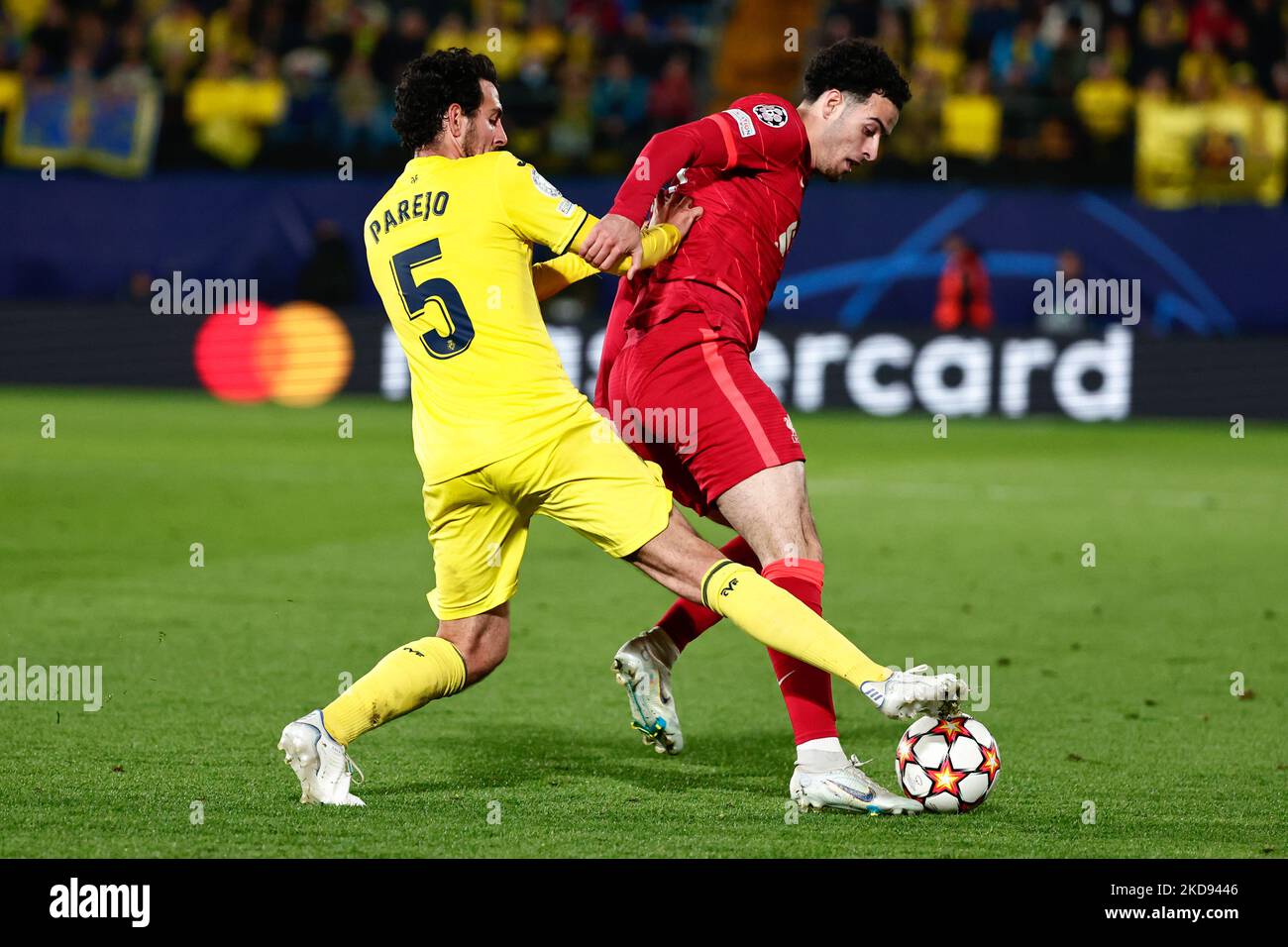 Dani Parejo of Villarreal CF in action during the UEFA Champions League ...