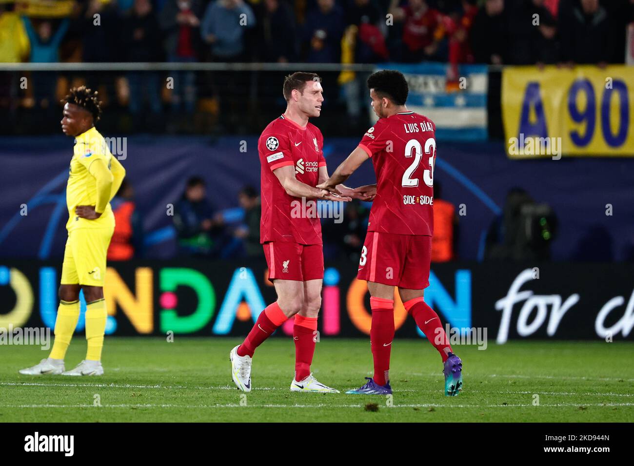 players od Liverpool during the UEFA Champions League Semi Final Leg ...