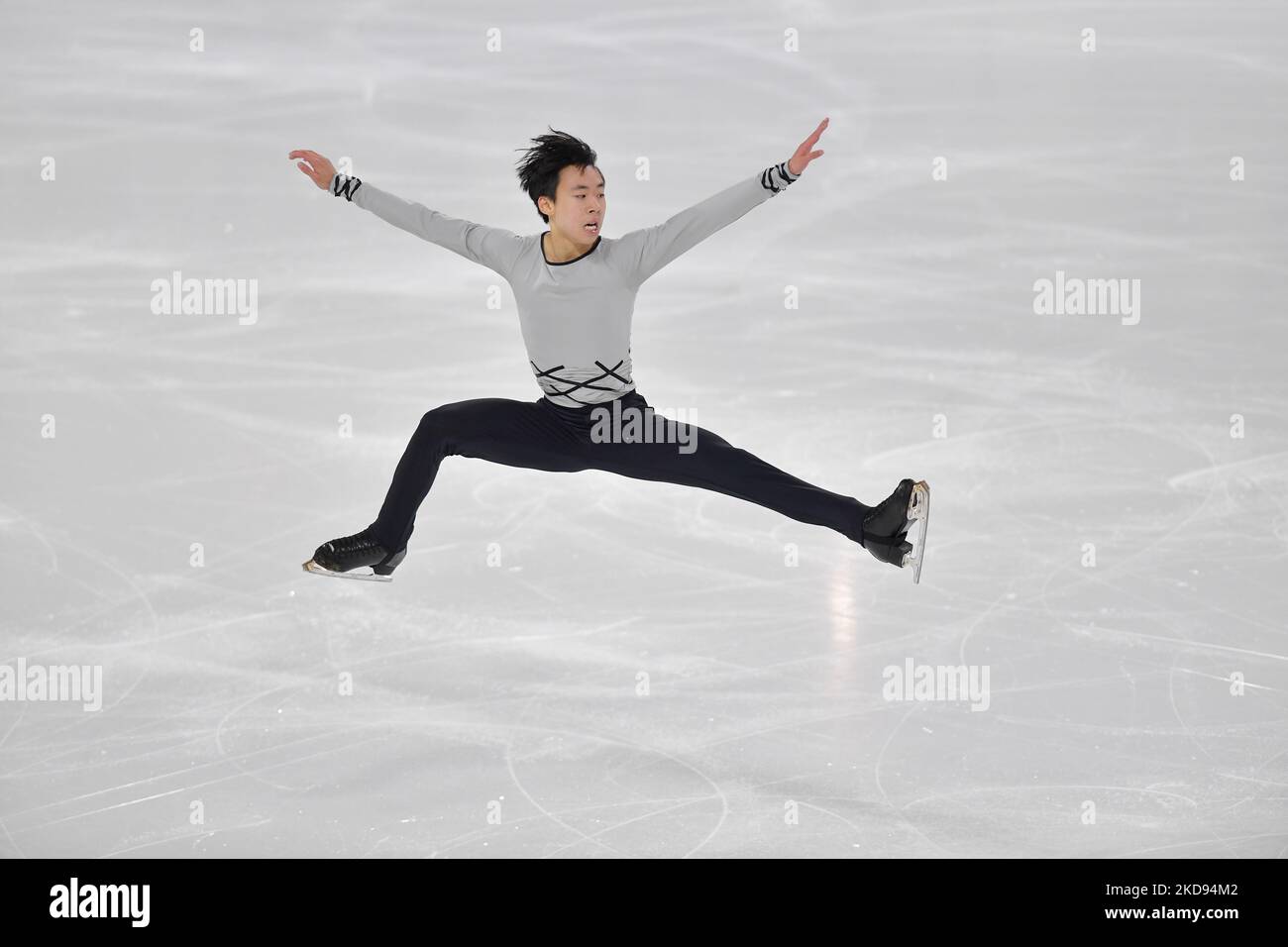 WESLEY CHIU (CAN), during Men Free Skating, at the ISU Grand Prix of ...