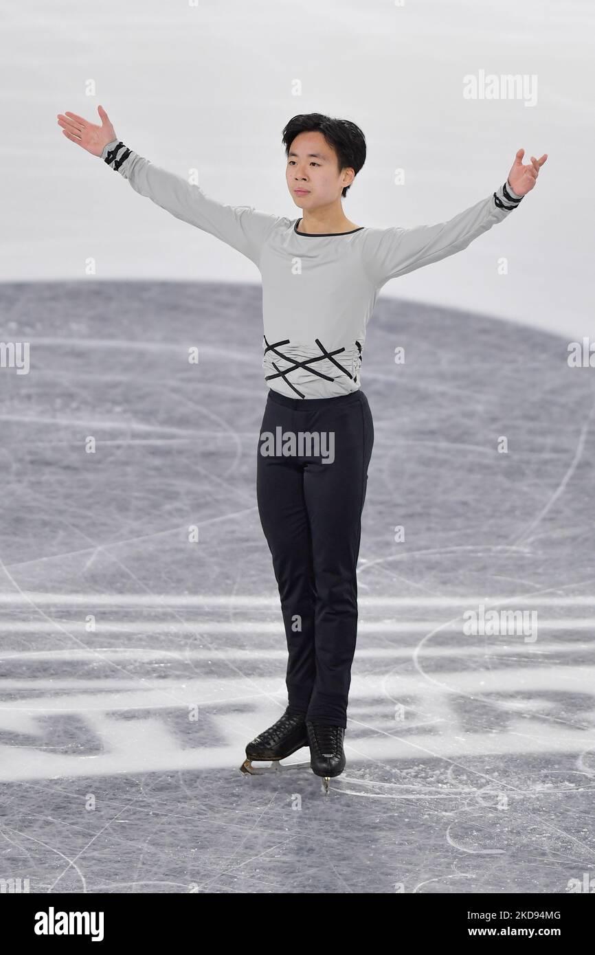 WESLEY CHIU (CAN), during Men Free Skating, at the ISU Grand Prix of ...