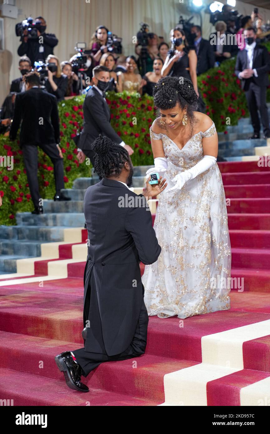 NEW YORK, NEW YORK - MAY 02: Bobby Digi Olisa and Laurie Cumbo attend ...