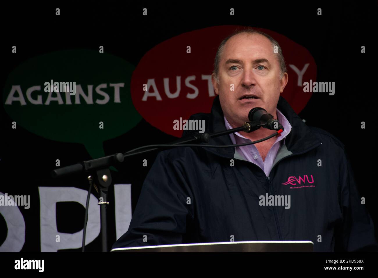 Trafalgar square, London, UK. 5th November 2022. Thousands rally in ...