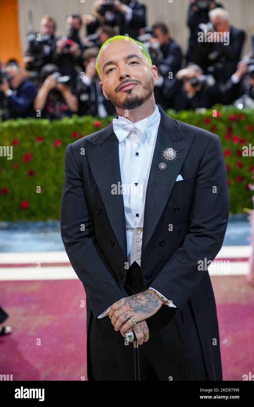 NEW YORK, NEW YORK - MAY 02: J. Balvin attend The 2022 Met Gala ...
