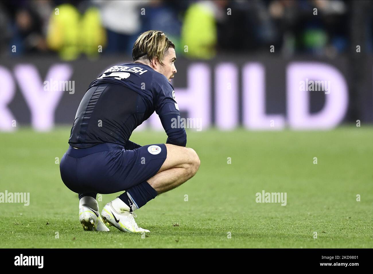 Jack Grealish of Manchester City dejected after lose the UEFA Champions ...