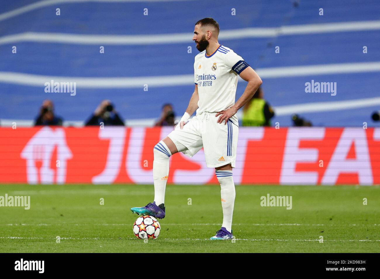 Karim Benzema of Real Madrid during the UEFA Champions League Semi ...