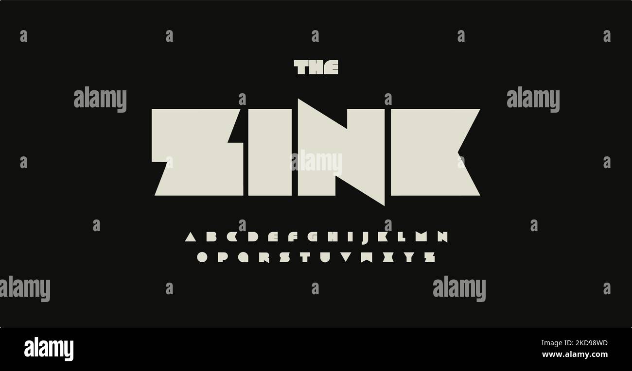 Rebellious font, ultramodern heavy typeset with sharp angles. Rough ...