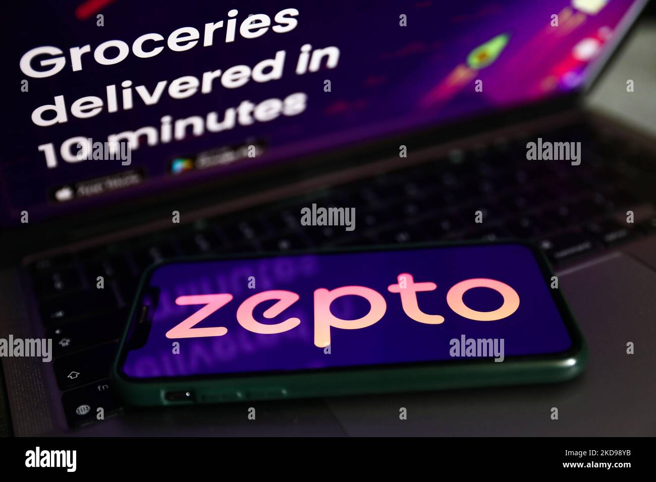 Zepto logo hi-res stock photography and images - Alamy