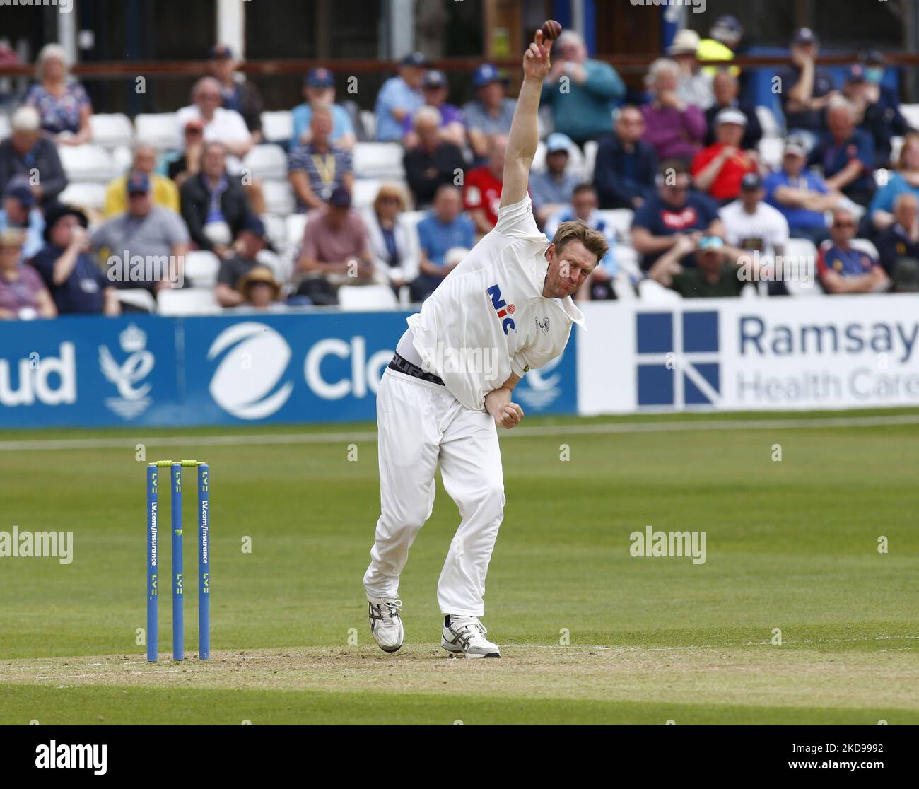 : Yorkshire's Steven Andrew Patterson during County Championship ...
