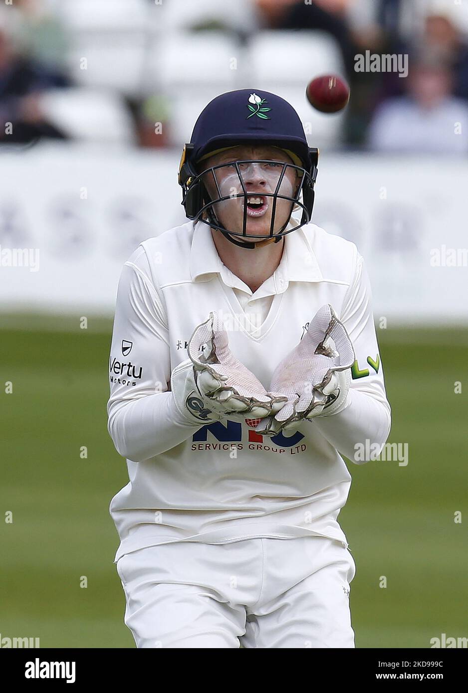 : Yorkshire's Harry George Duke during County Championship - Division ...