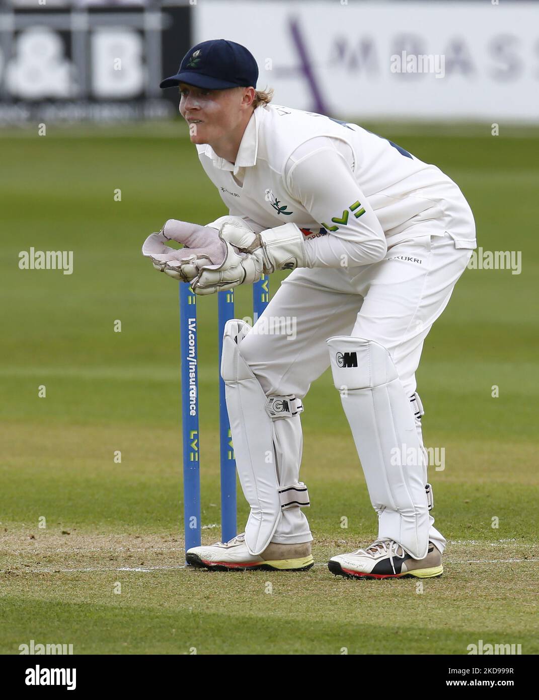 :Yorkshire's Harry George Duke during County Championship - Division ...