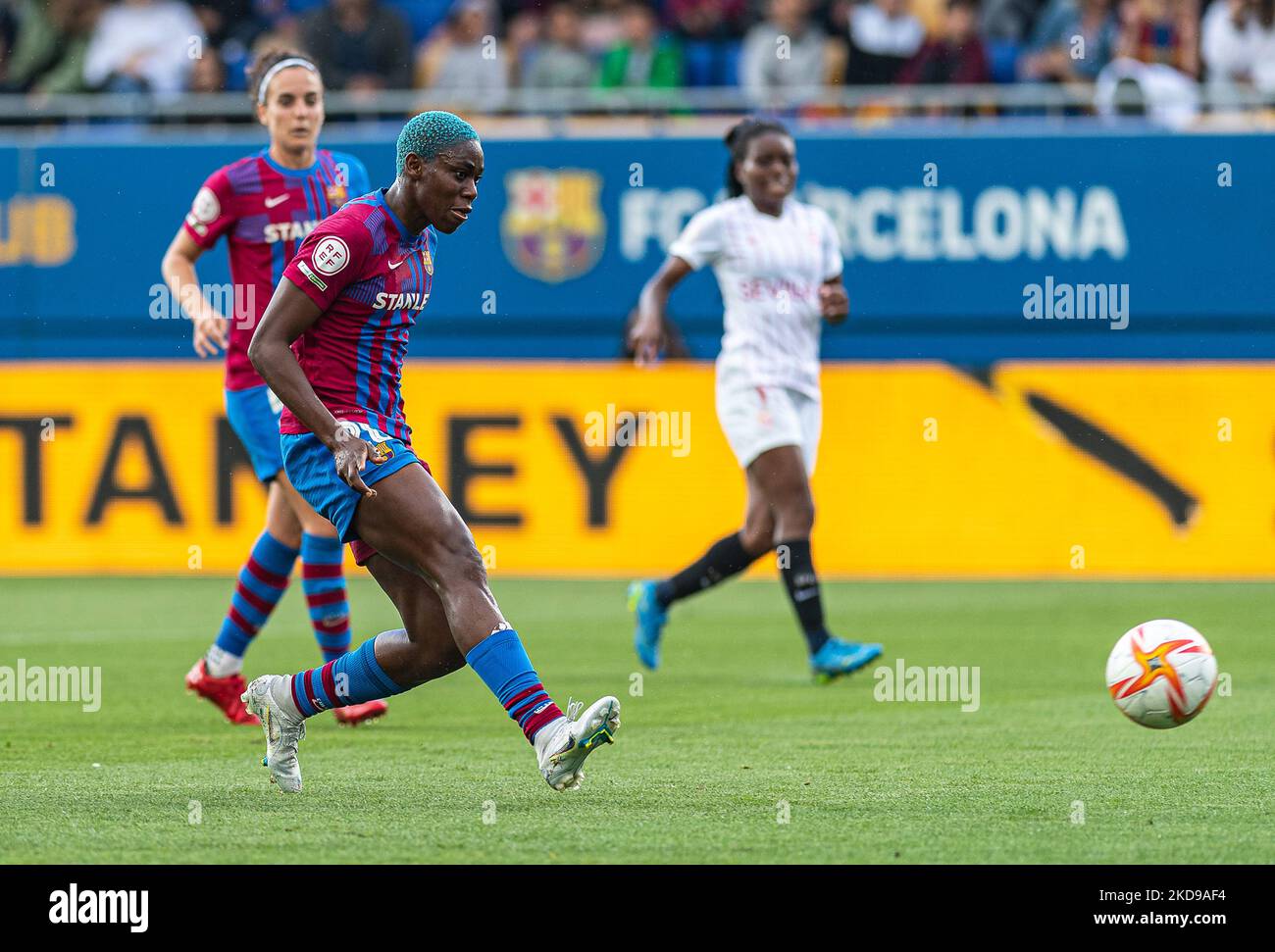 Asisat Oshoala during the match between Barcelona and Sevilla CF ...