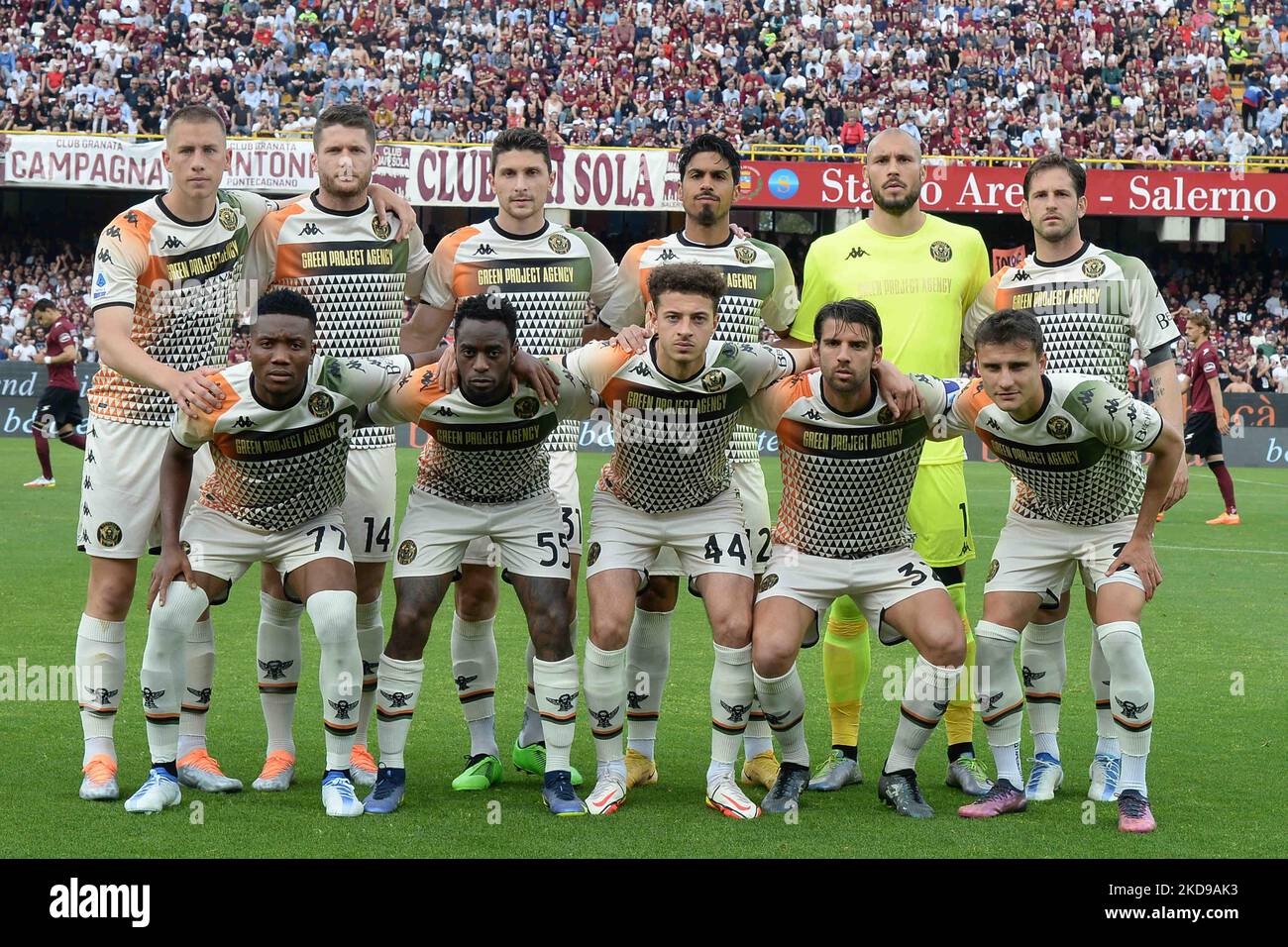 the formation of Venice during the Serie A 2021/22 match between US ...