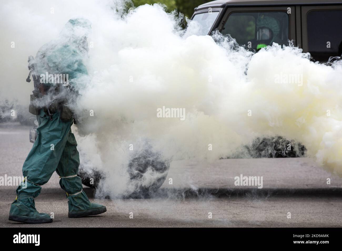 Demonstration of military tasks in nuclear, chemical and biological ...