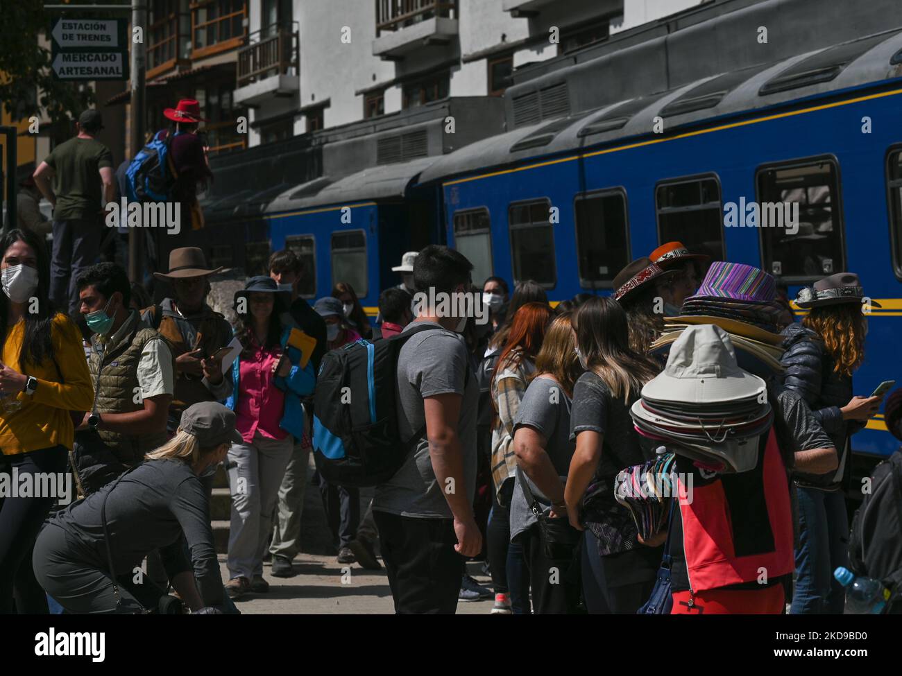 PeruRail in Aguas Calientes. On Wednesday, 20 April 2022, in Aguas ...