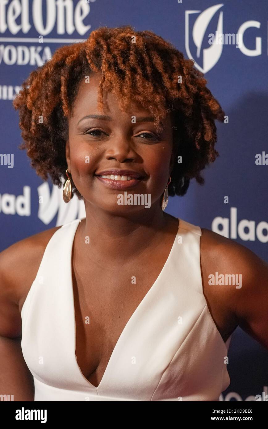 NEW YORK, NEW YORK - MAY 06: Karine Jean-Pierre attends 33rd Annual ...