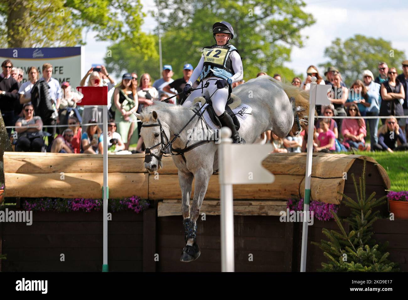 Libby Seed riding Heartbreaker Star Quality during the Cross Country Event at Badminton Horse ...