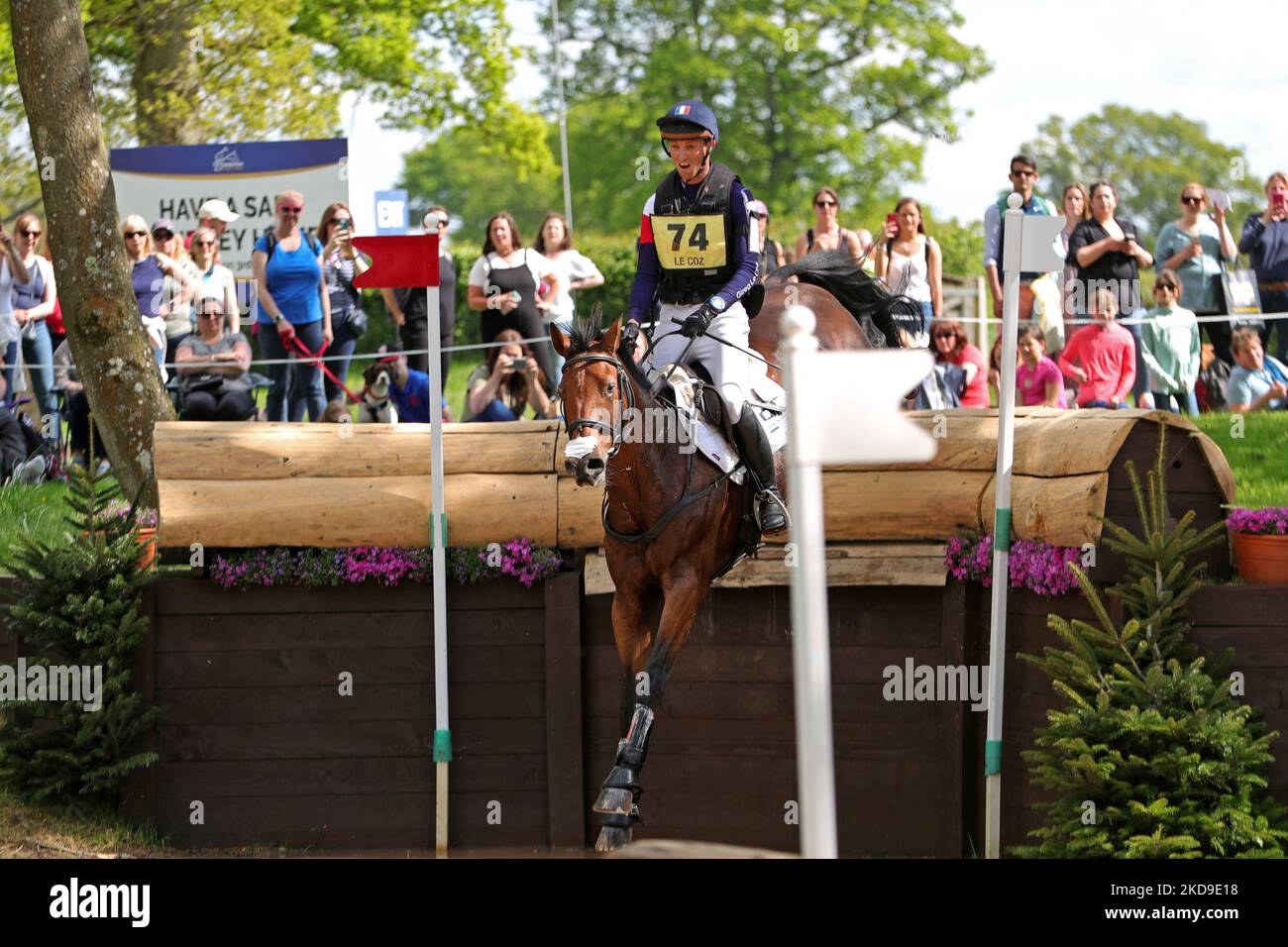 Gireg le Coz riding Dispirit de la Loge during the Cross Country Event ...