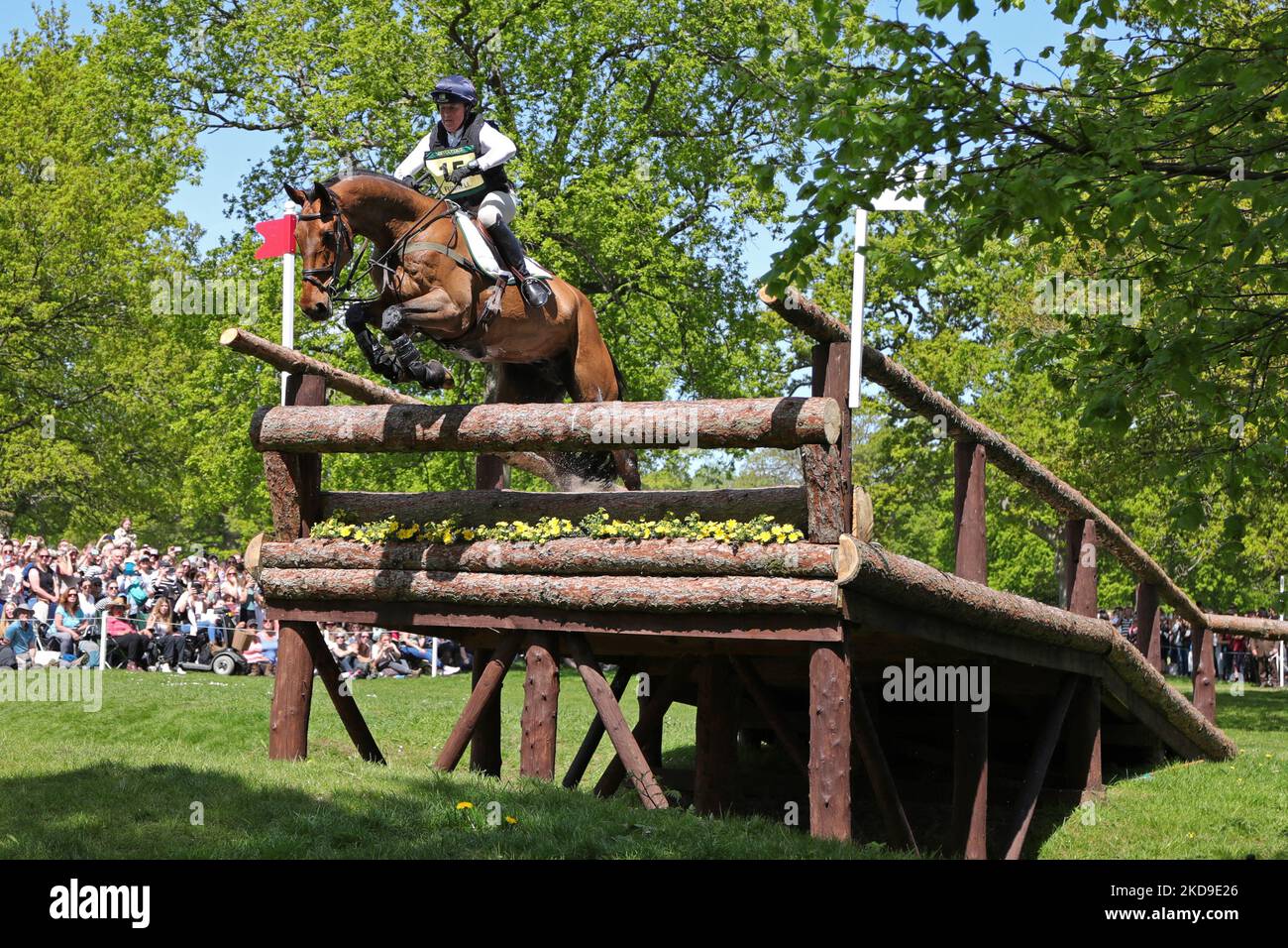Pippa Funnell riding Billy Walk On during the Cross Country Event at ...