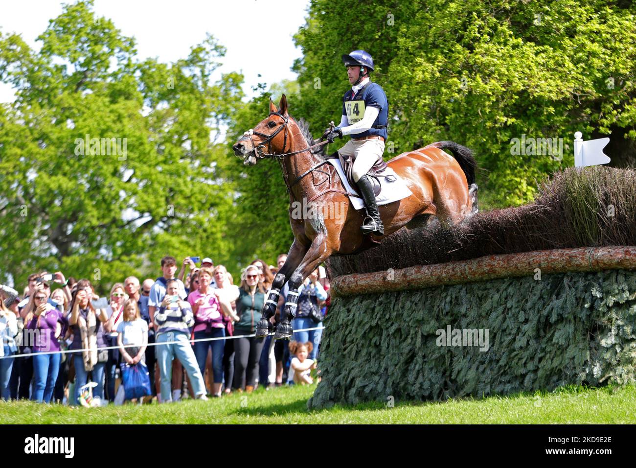 James Rushbrooke riding Michem Eclipse during the Cross Country Event ...