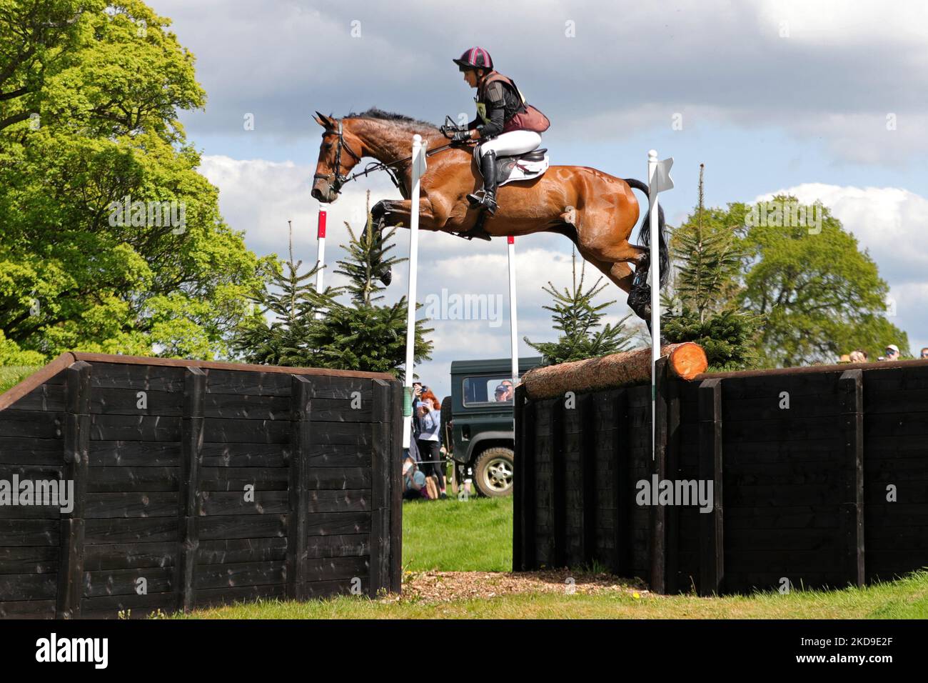 Sarah Bullimore riding Reve du Rouet during the Cross Country Event at ...