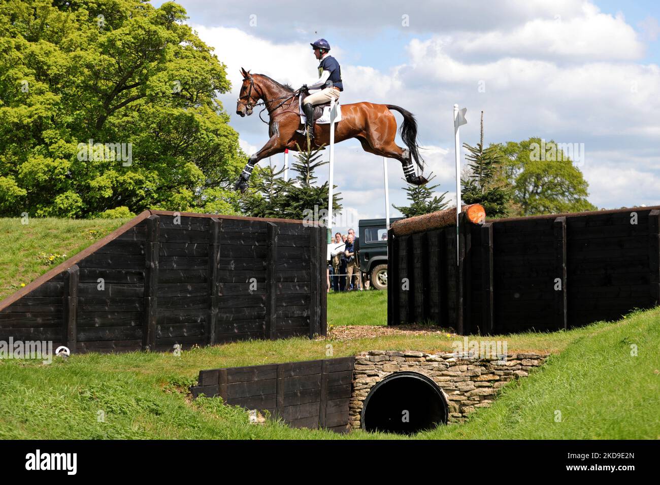 James Rushbrooke riding Michem Eclipse during the Cross Country Event ...