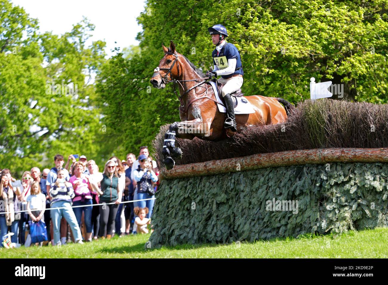 James Rushbrooke riding Michem Eclipse during the Cross Country Event ...
