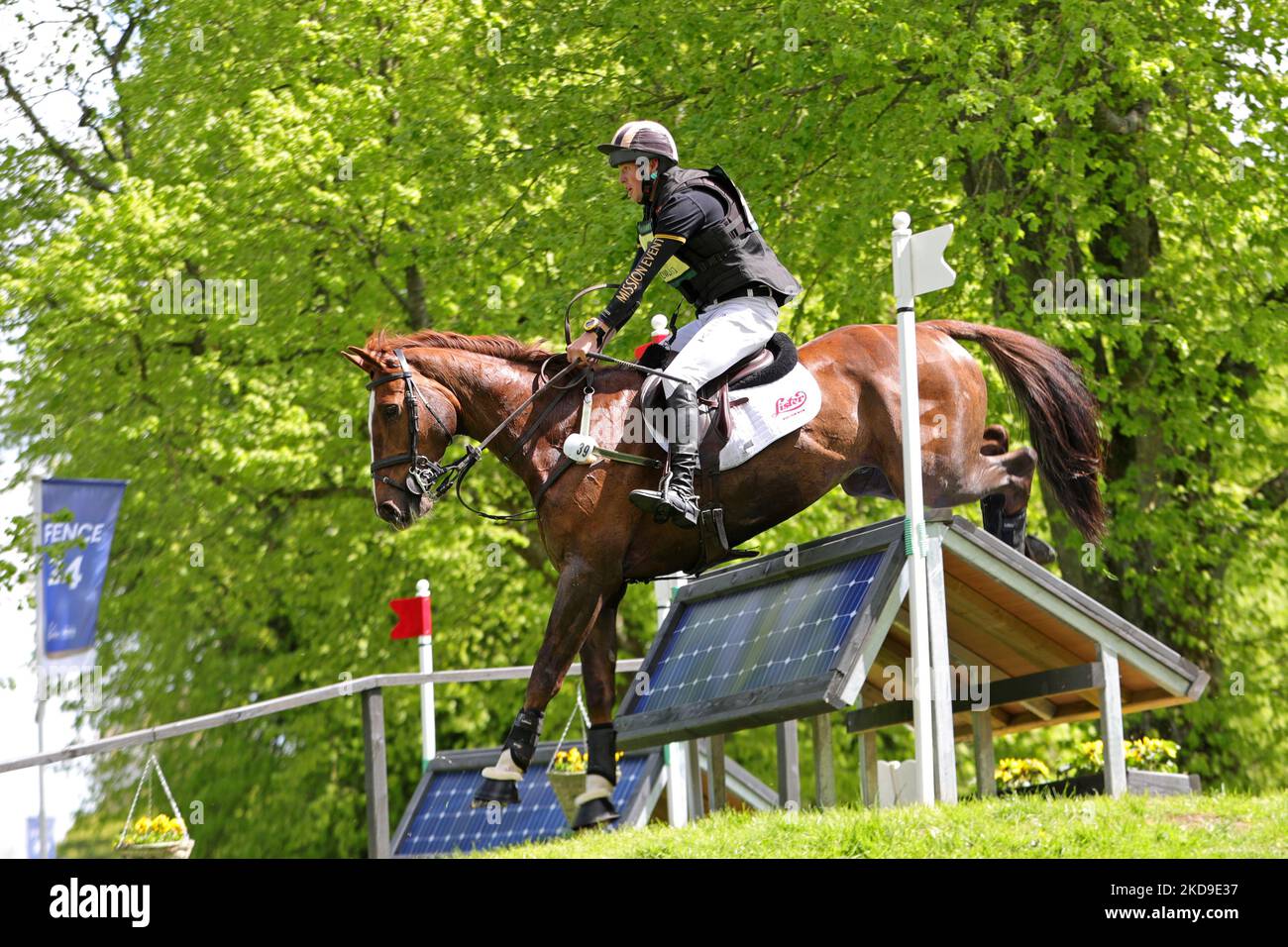 Tom Rowland riding Possible Mission during the Cross Country Event at ...