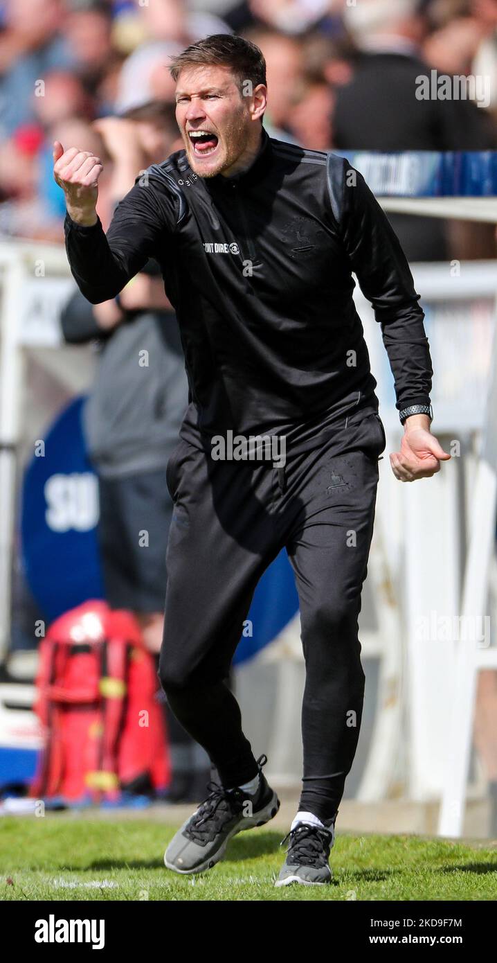 Tony Sweeney of Hartlepool United during the Sky Bet League 2 match ...