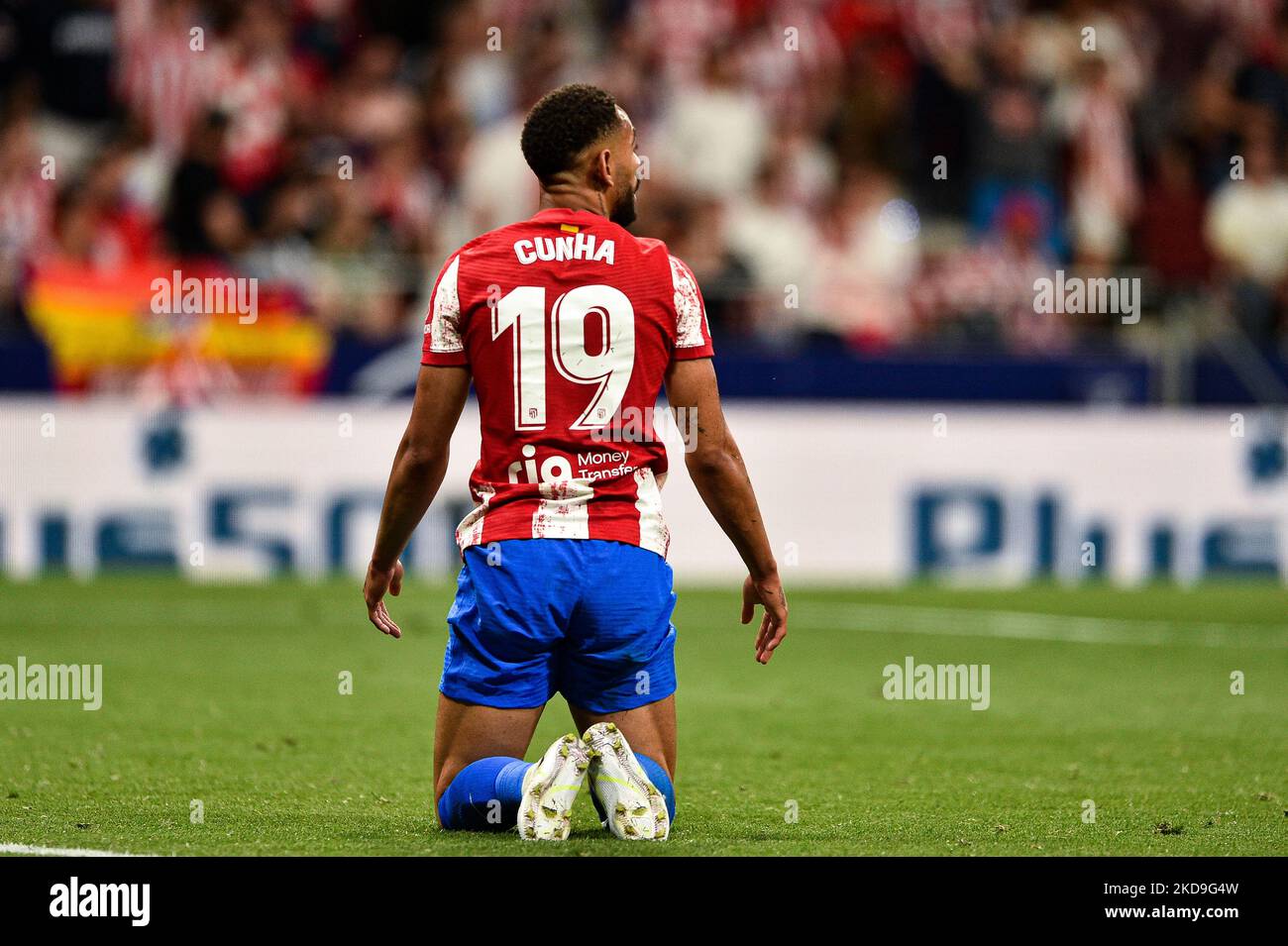Matheus Cunha during La Liga match between Atletico de Madrid and Real ...