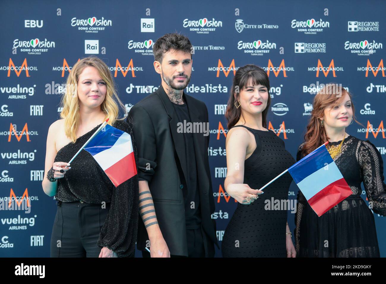 Alvan & Ahez (Fulenn) France during the Turquoise carpet opening ...