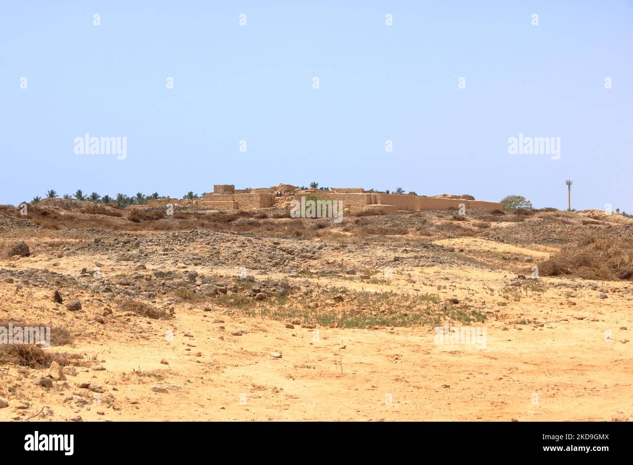 Ruins of grand mosque at Al Balid in Salalah, Oman Stock Photo - Alamy