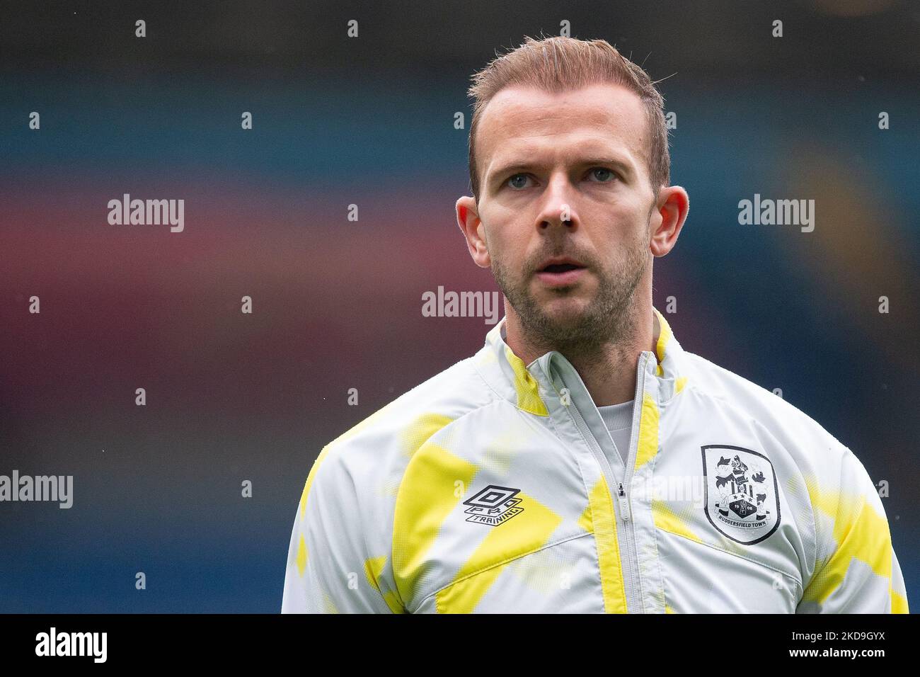 Jordan Rhodes #9 of Huddersfield Town during the Sky Bet Championship ...